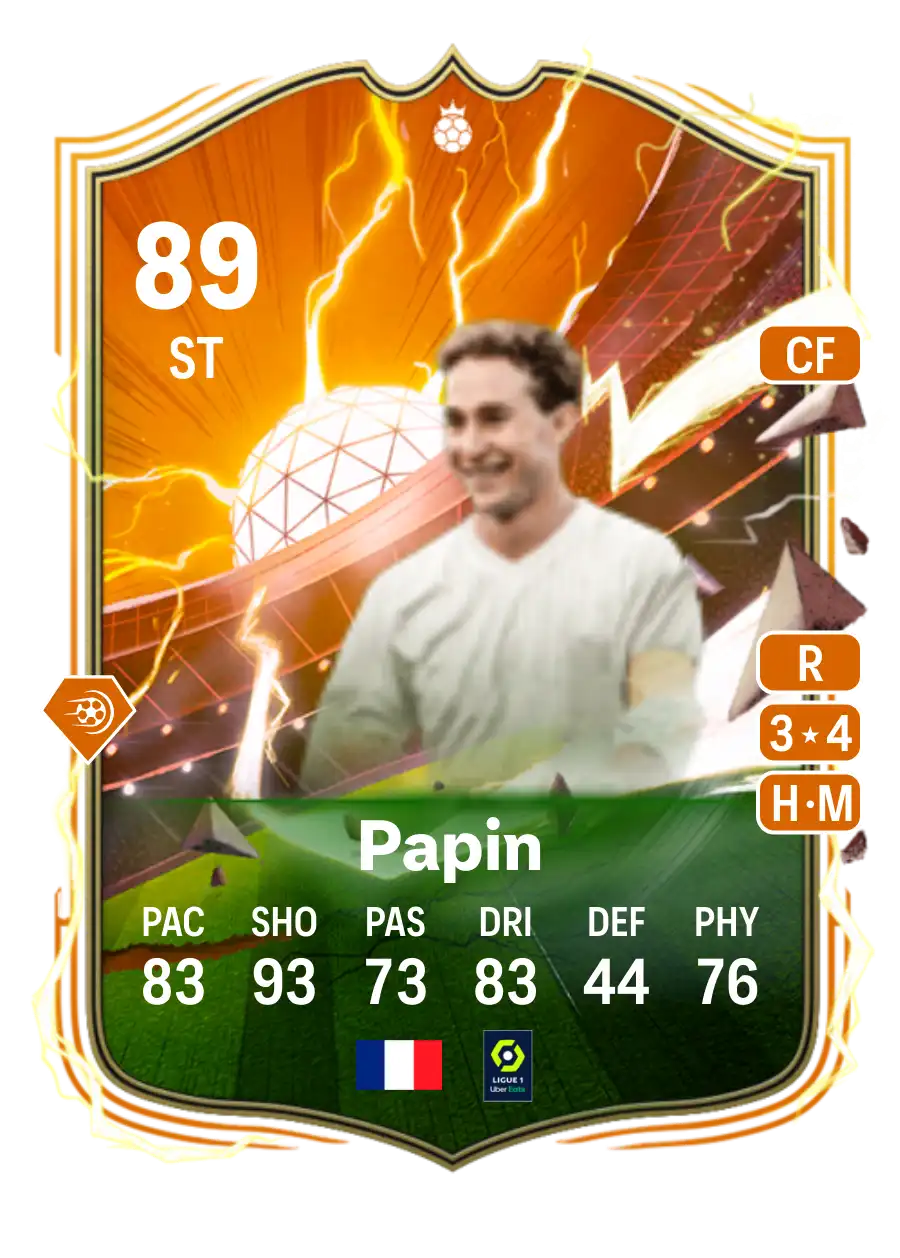 Jean-Pierre Papin UT Heroes EA FC 24 - 89 - Rating and Price | FifaUTBin