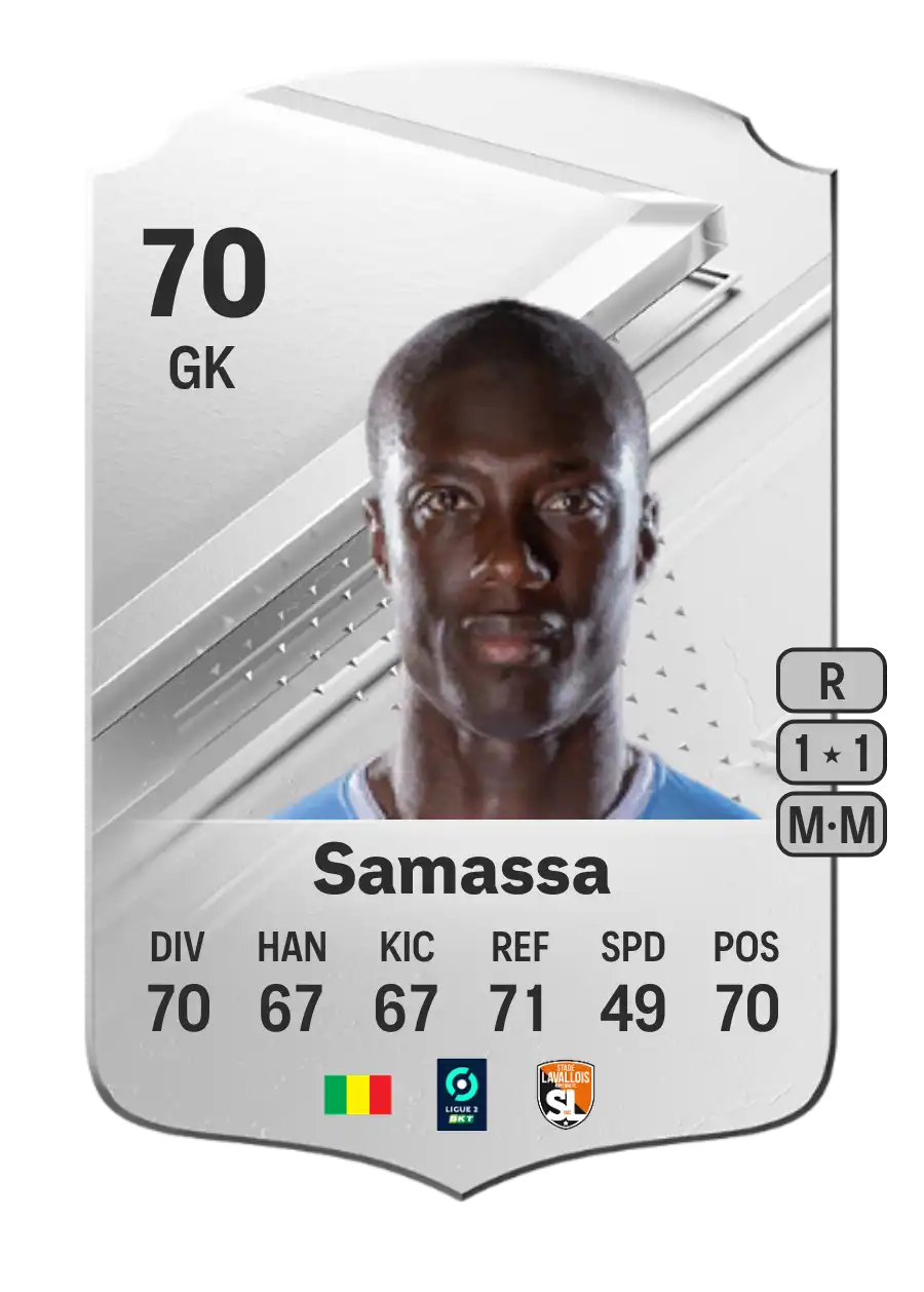 Mamadou Samassa Rare EA FC 24 - 70 - Rating and Price | FifaUTBin