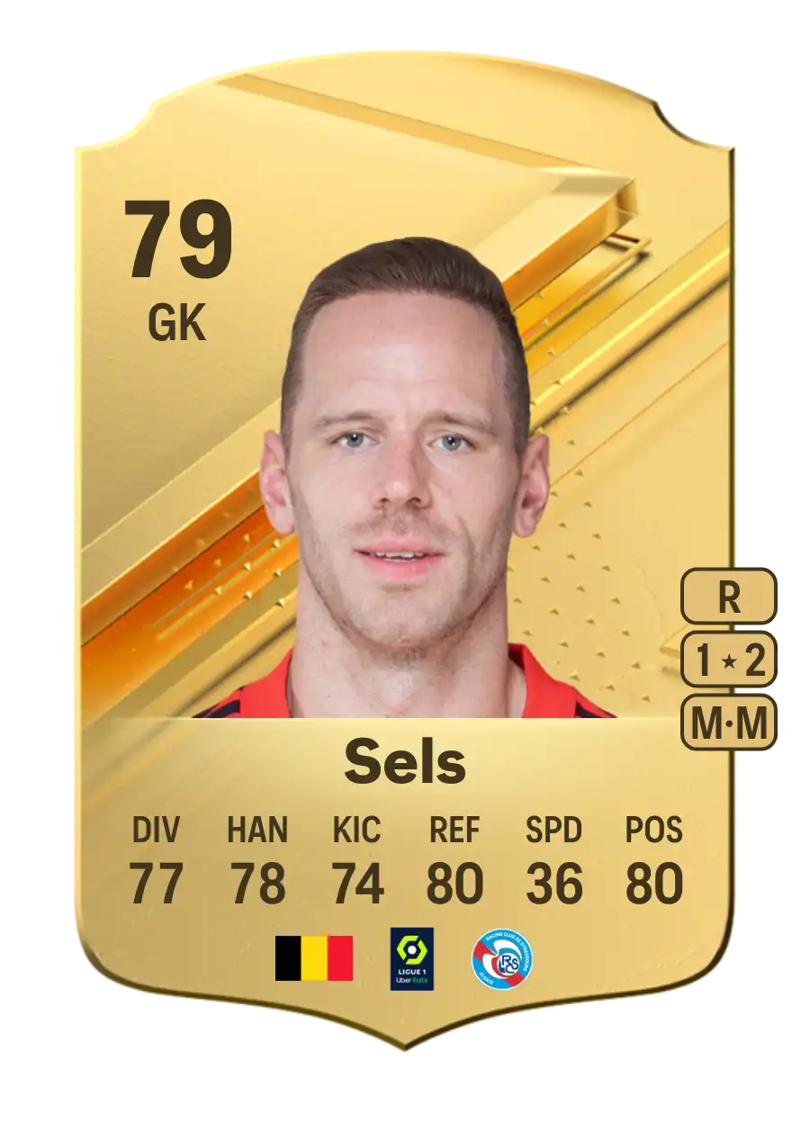 Matz Sels Common EA FC 24 - 79 - Rating and Price | FifaUTBin