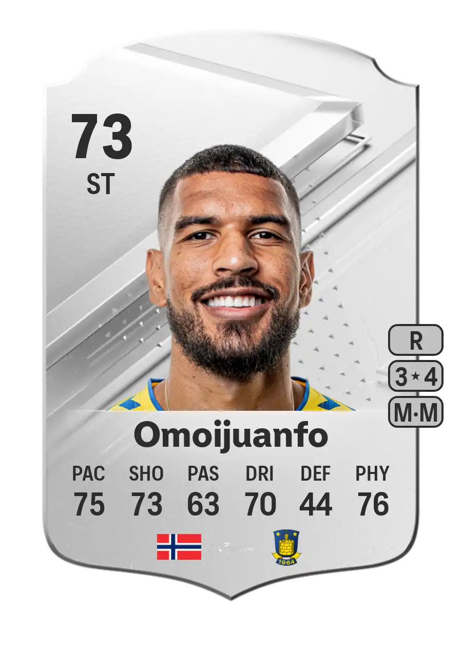 Ohi Omoijuanfo Rare EA FC 24 - 73 - Rating and Price | FifaUTBin