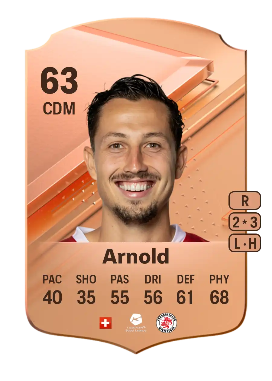 Remo Arnold Common EA FC 24 - 63 - Rating and Price | FifaUTBin