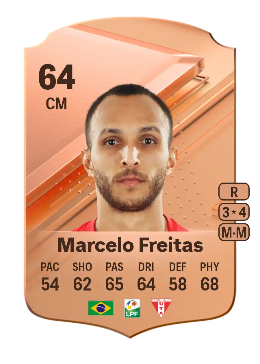 Marcelo Freitas Rare EA FC 24 - 64 - Rating and Price | FifaUTBin Marcelo Freitas Rare EA FC 24 - 64 - Rating and Price | FifaUTBin