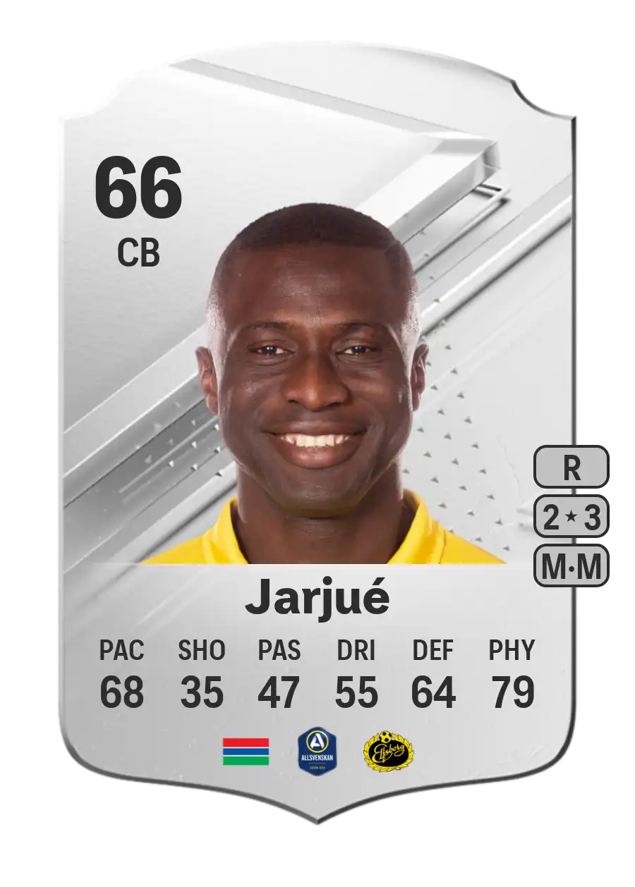 Maudo Lamine Jarjué Common EA FC 24 - 66 - Rating and Price | FifaUTBin