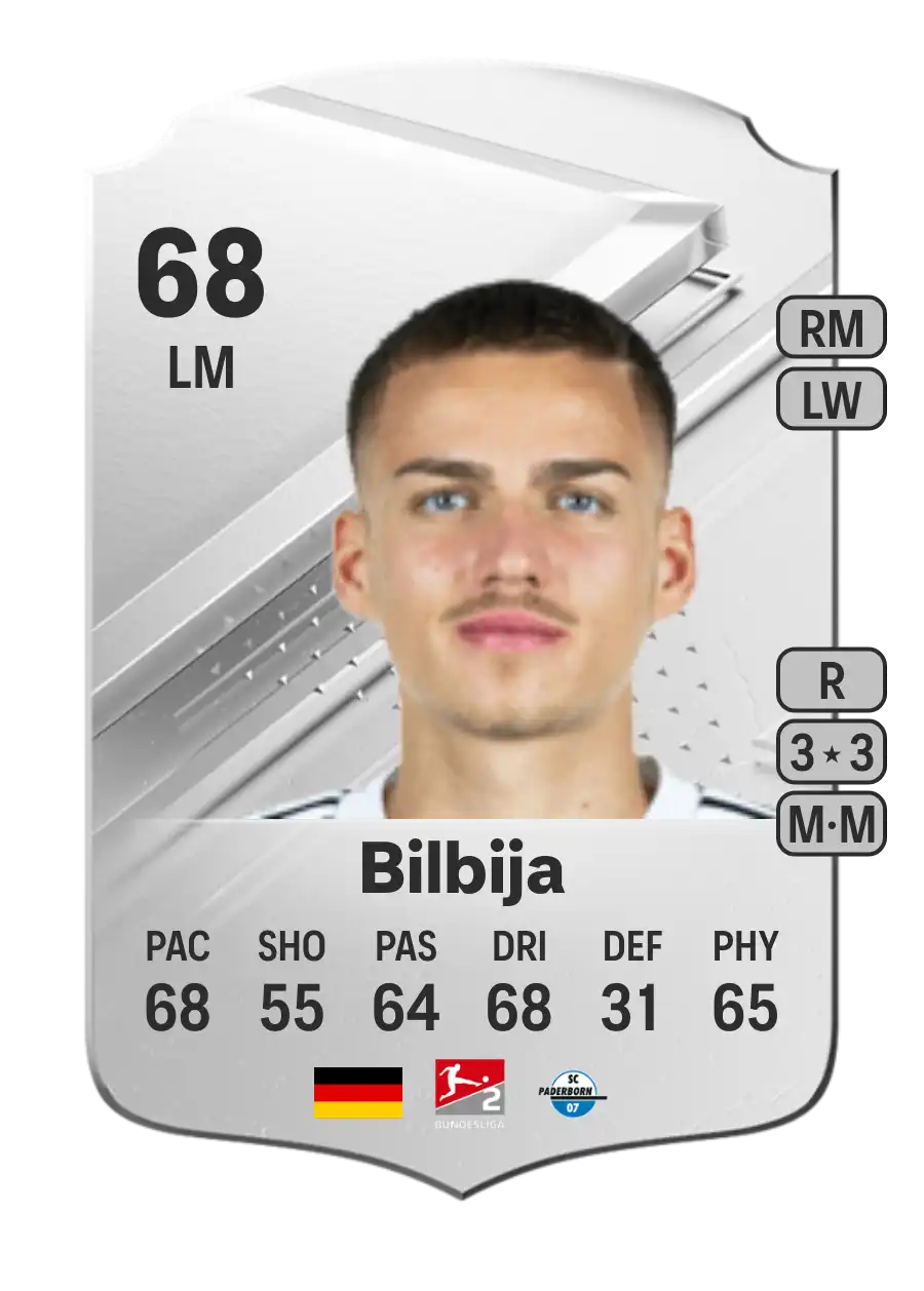 Filip Bilbija Rare EA FC 24 - 68 - Rating and Price | FifaUTBin