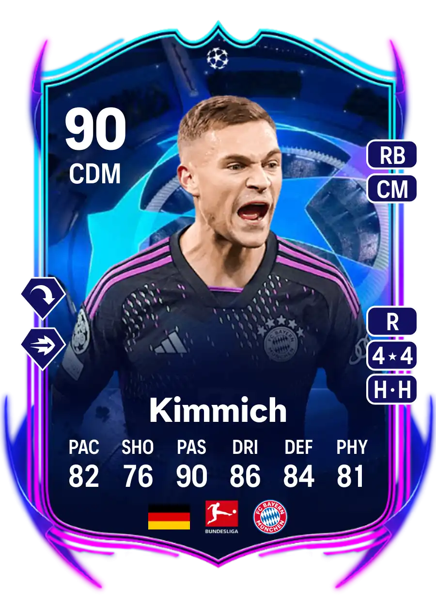 Joshua Kimmich UCL ROAD TO THE FINAL EA FC 24 - 90 - Rating and Price ...