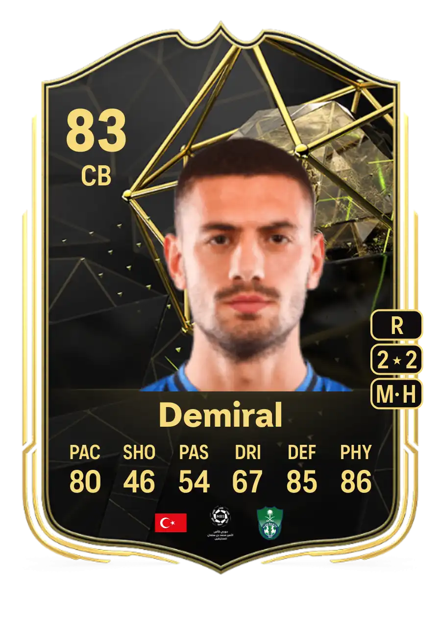 Merih Demiral Team of the Week EA FC 24 - 83 - Rating and Price | FifaUTBin