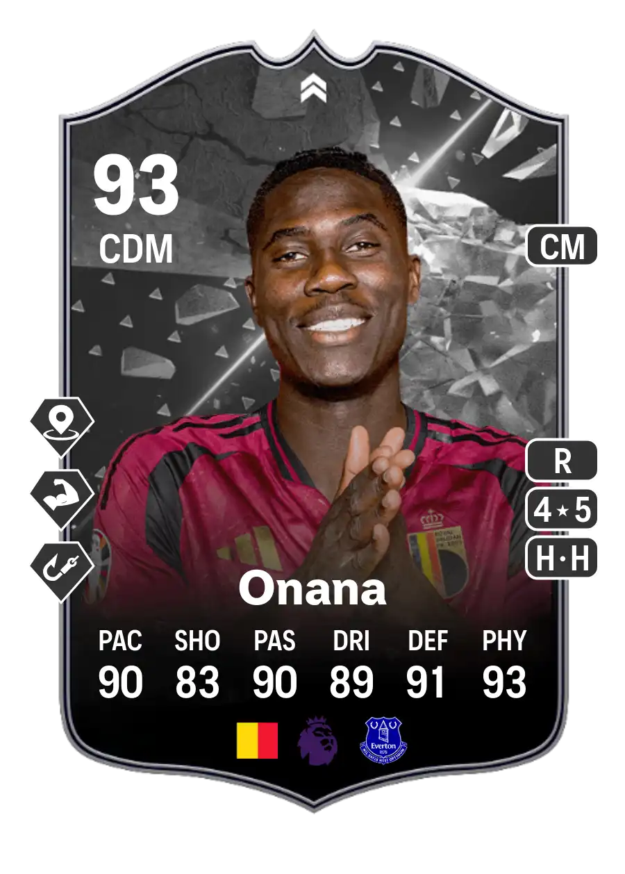 Amadou Onana Showdown Ea Fc 24 93 Rating And Price Fifautbin
