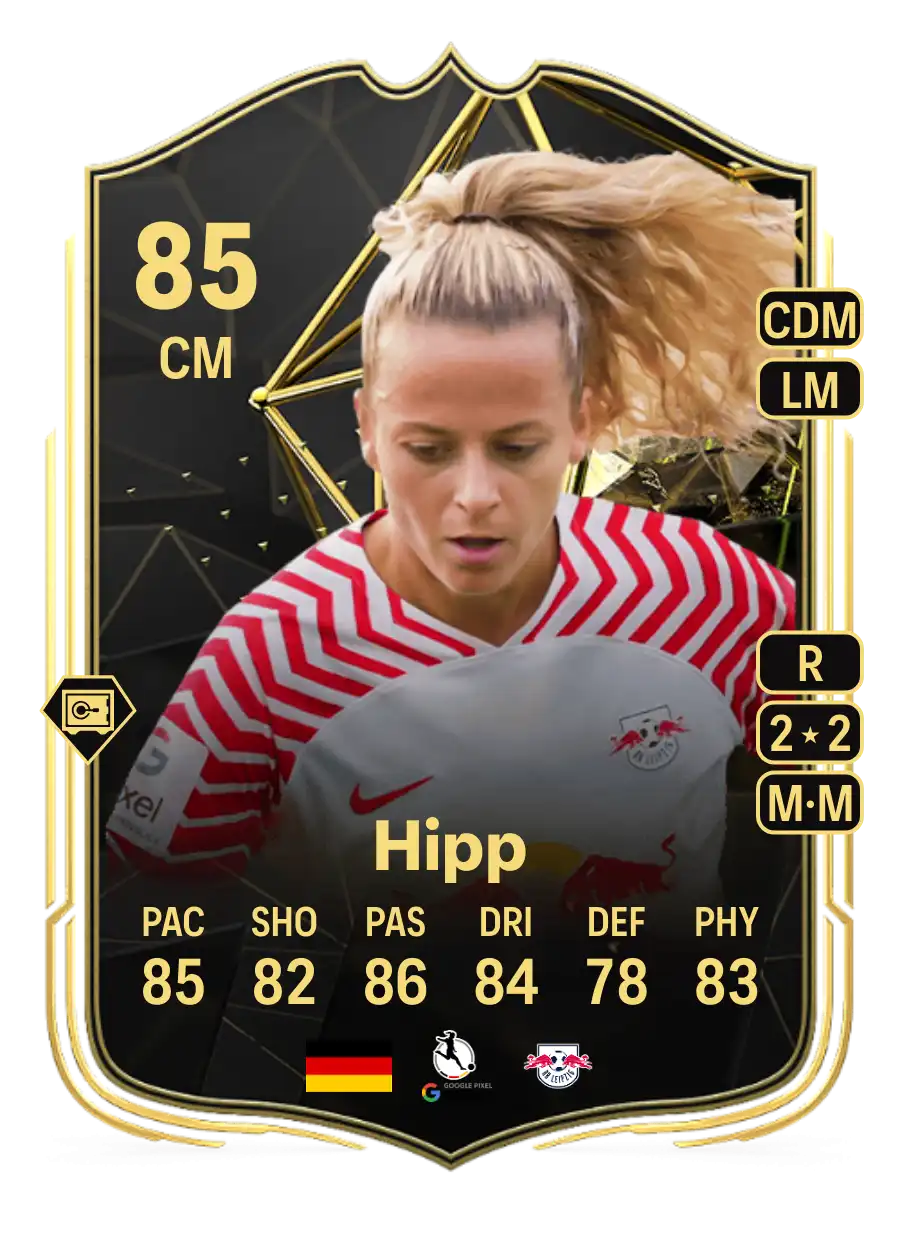 Jenny Hipp Team of the Week EA FC 24 - 85 - Rating and Price | FifaUTBin