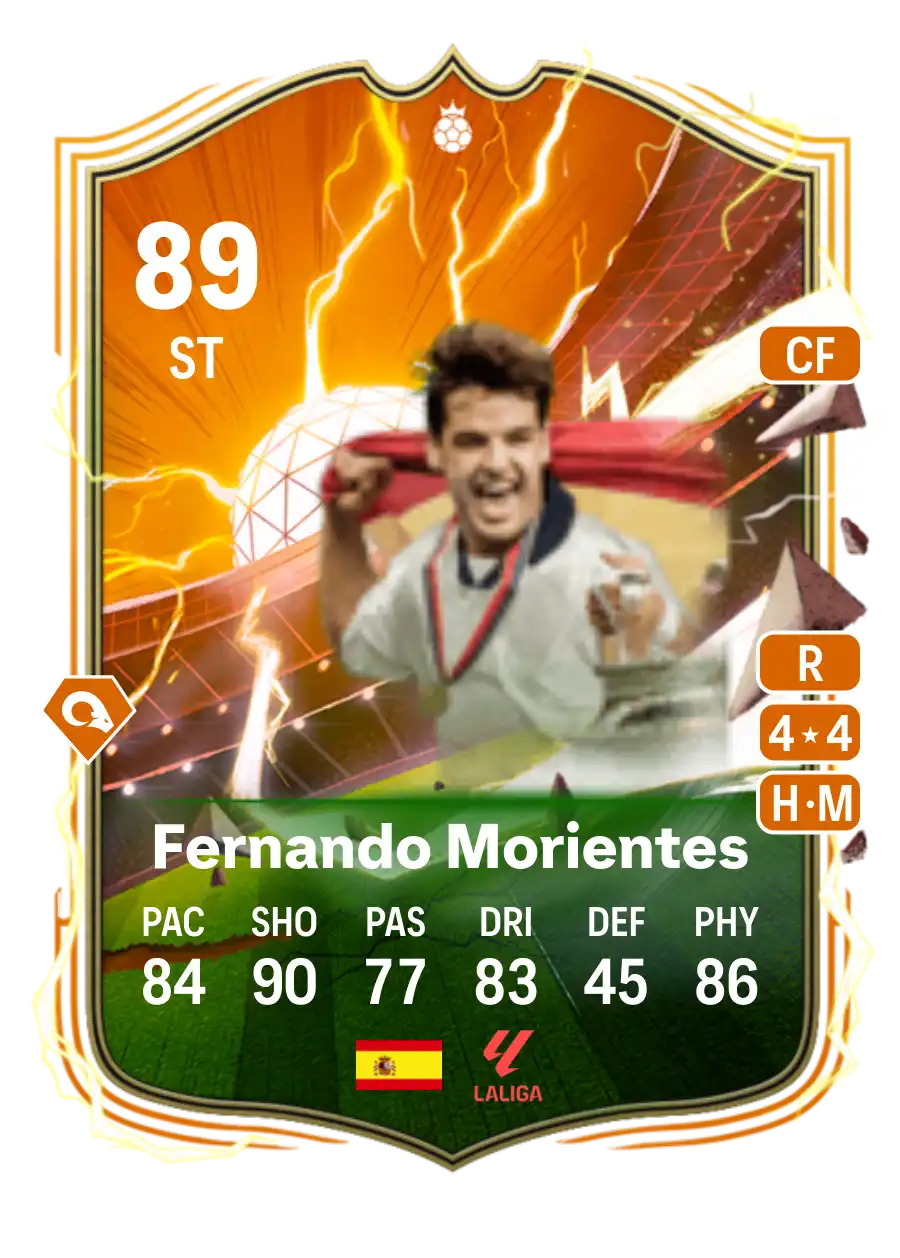 Fernando Morientes UT Heroes EA FC 24 - 89 - Rating and Price | FifaUTBin