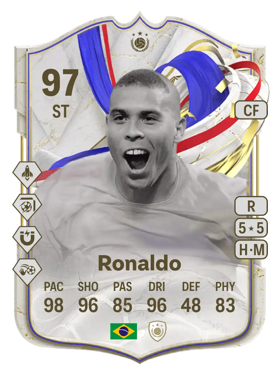 Ronaldo Greats of the Game Icon EA FC 24 - 97 - Rating and Price ...