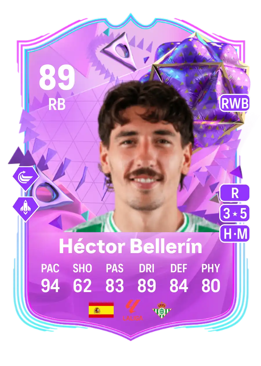 Héctor Bellerín Ultimate Birthday EA FC 24 - 89 - Rating and Price ...