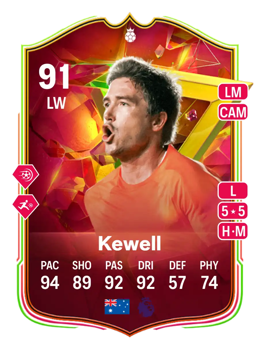 Harry Kewell GOLAZO Hero EA FC 24 - 91 - Rating and Price | FifaUTBin