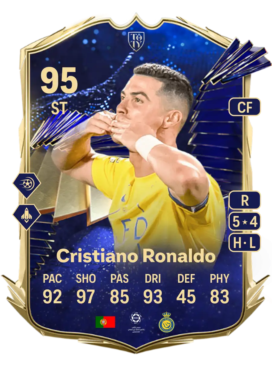 Cristiano Ronaldo Team of the Year EA FC 24 - 95 - Rating and Price ...