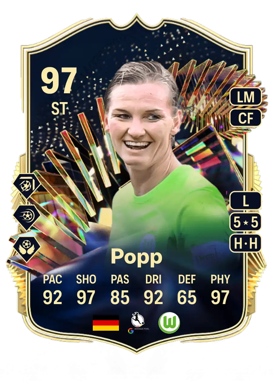 Alexandra Popp Team of the Season EA FC 24 - 97 - Rating and Price ...