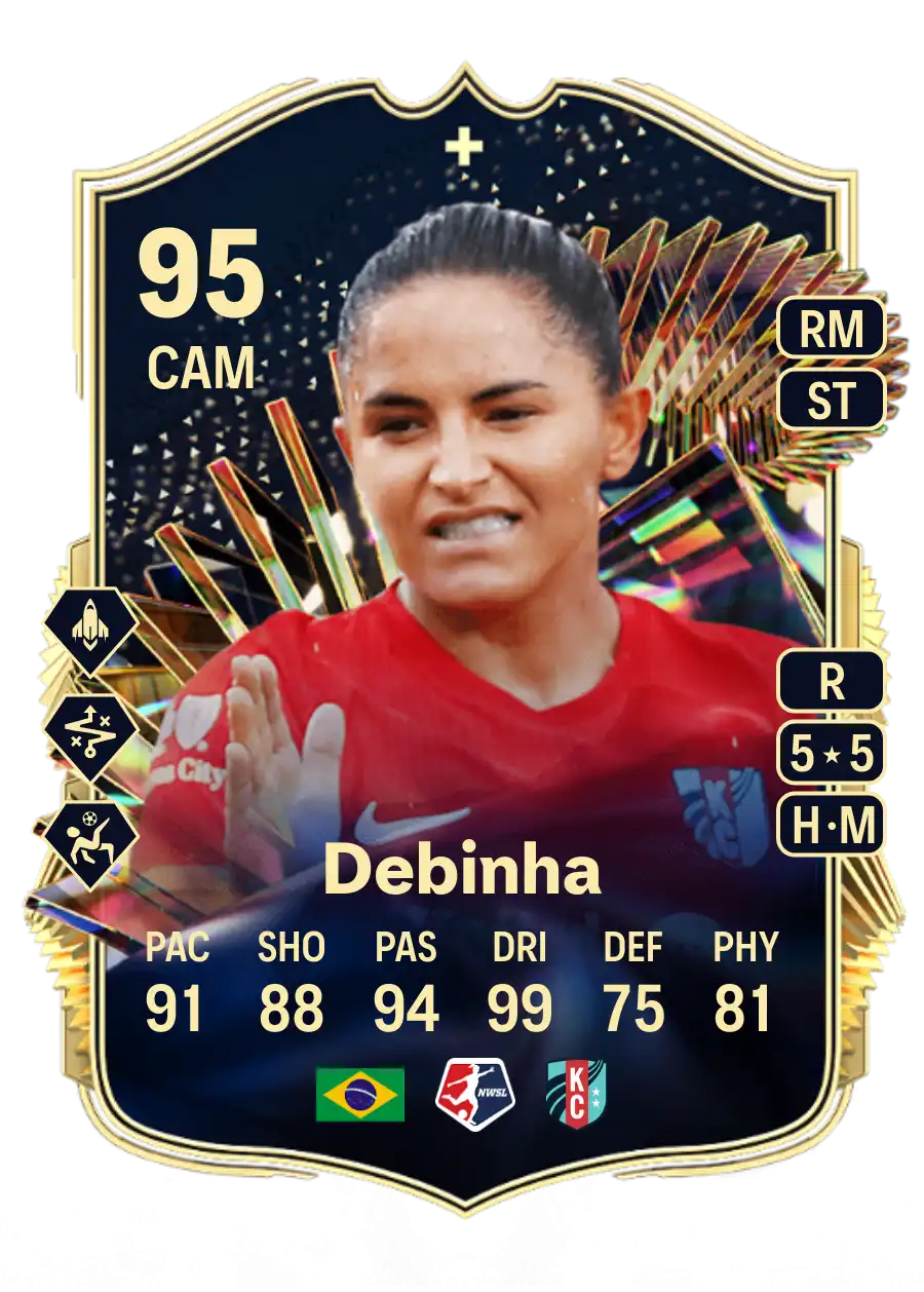 Debinha Team of the Season Plus EA FC 24 - 95 - Rating and Price ...