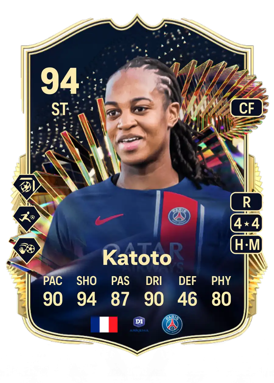 Katoto Team of the Season EA FC 24 - 94 - Rating and Price | FifaUTBin