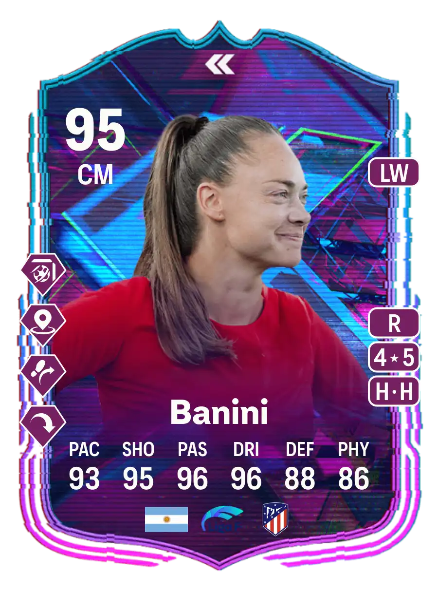 Estefanía Banini Flashback Player EA FC 24 - 95 - Rating and Price ...